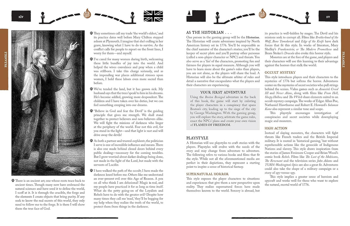 FLAMES OF FREEDOM Grim & Perilous RPG – World of Game Design