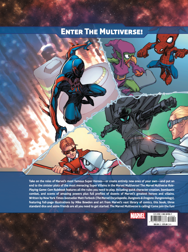 Marvel Multiverse Roleplaying Game: Core Rulebook – World of Game Design